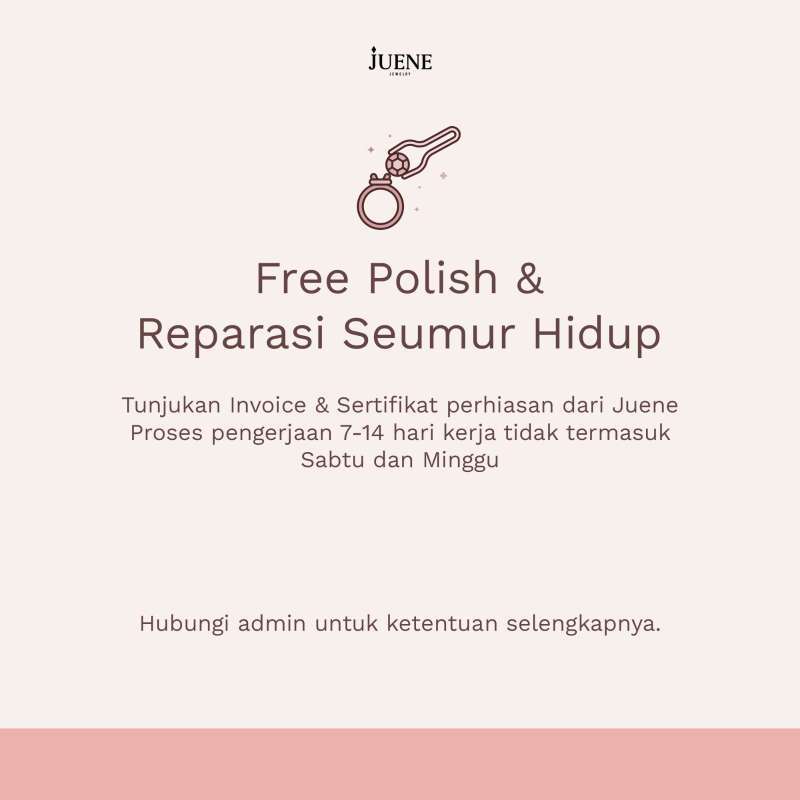 Anting Tusuk Emas 7k - Gina Gold Stud Earring - Quadra Collection - Ju